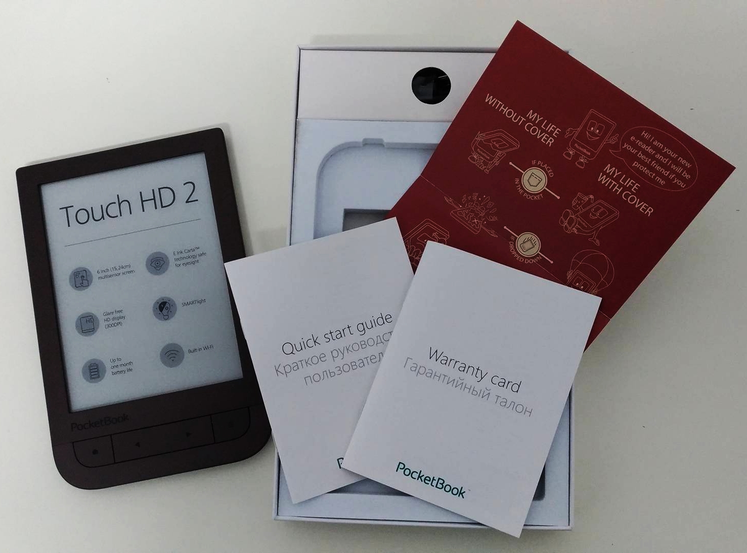 PocketBook Touch HD2- czytnika z reg barwy podświetlenia cz1
